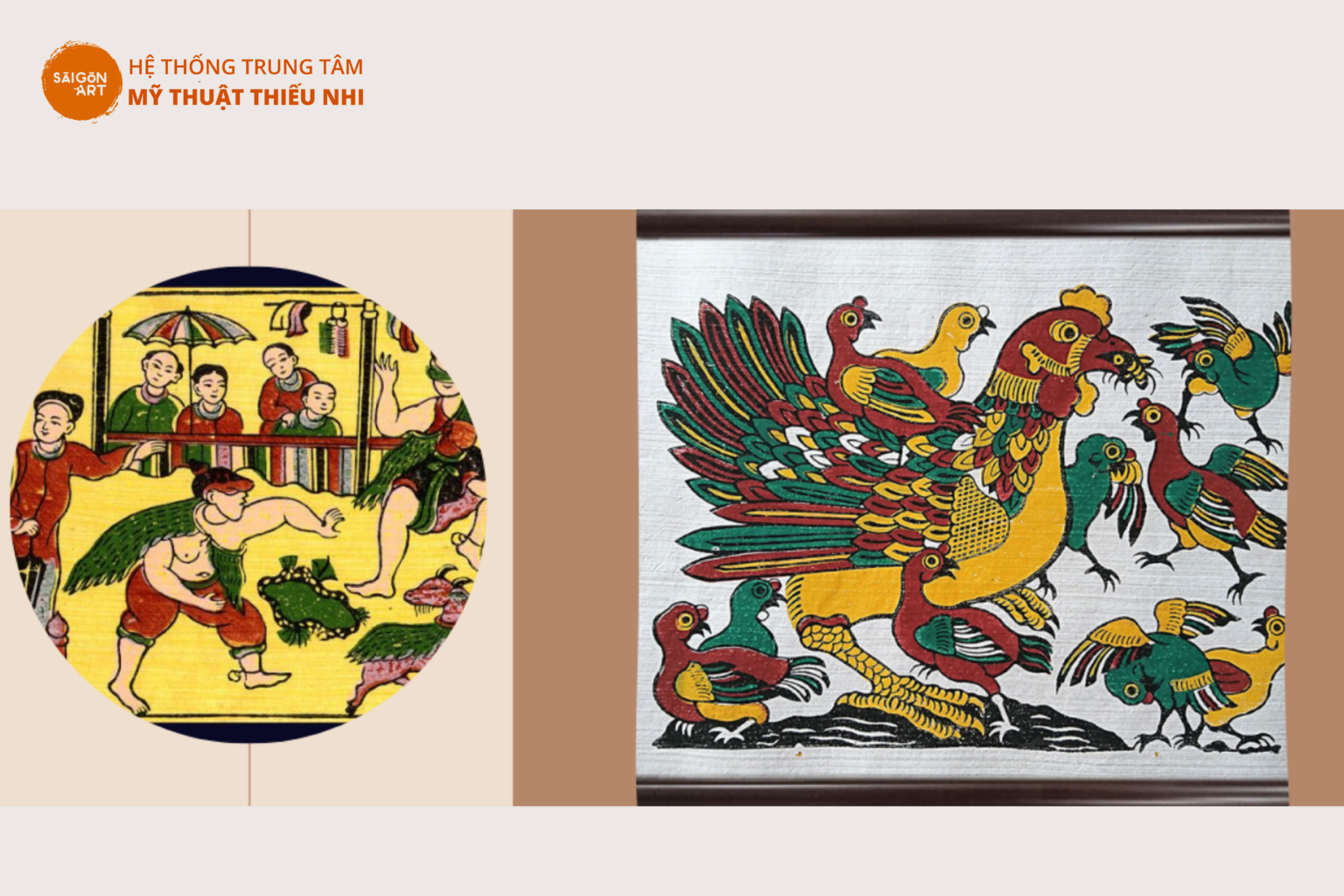 Nguồn Gốc Thật Sự Của Tranh Đông Hồ - Saigon Art