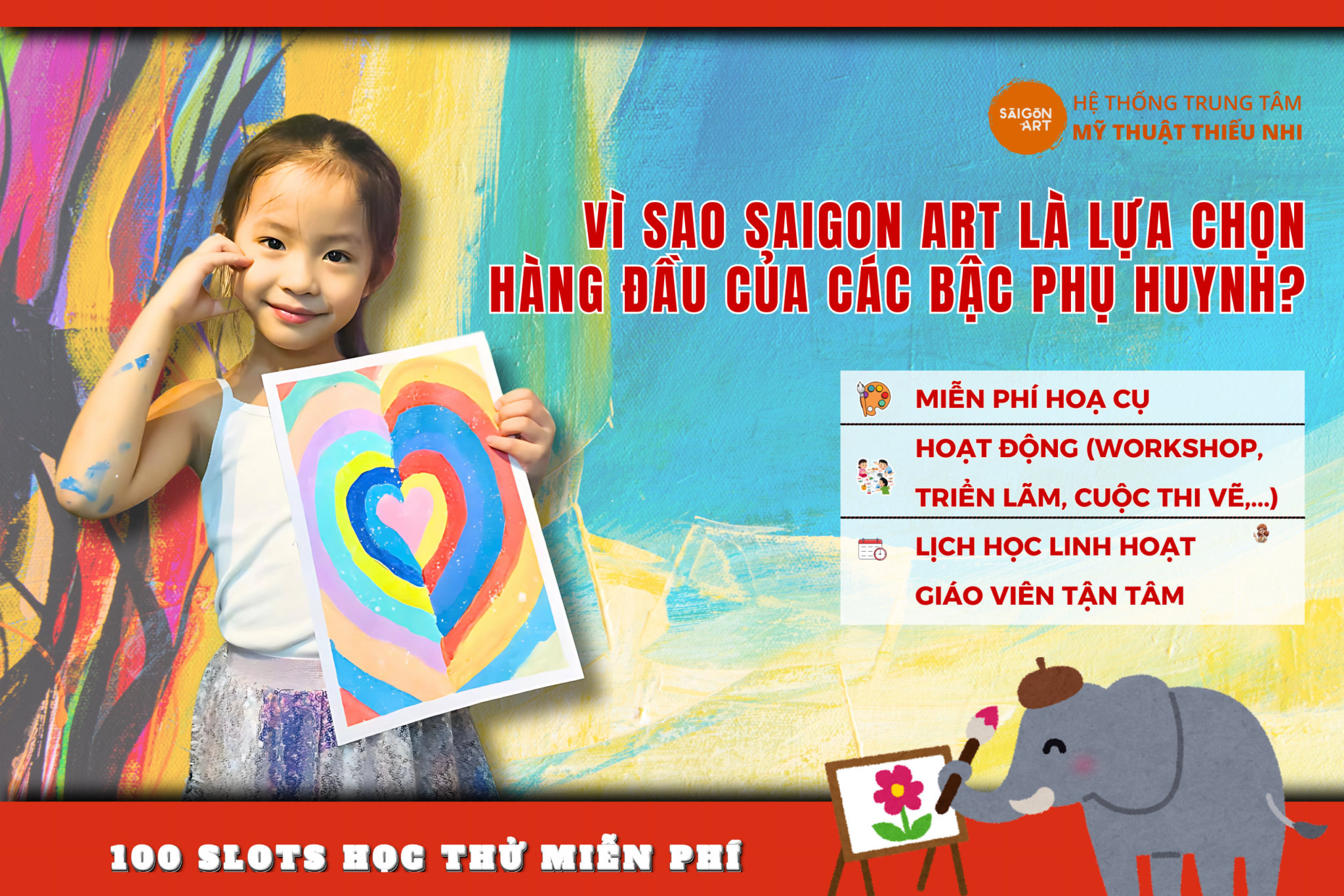 Vì sao Saigon Art là lựa chọn hàng đầu của các bậc phụ huynh? - Saigon Art